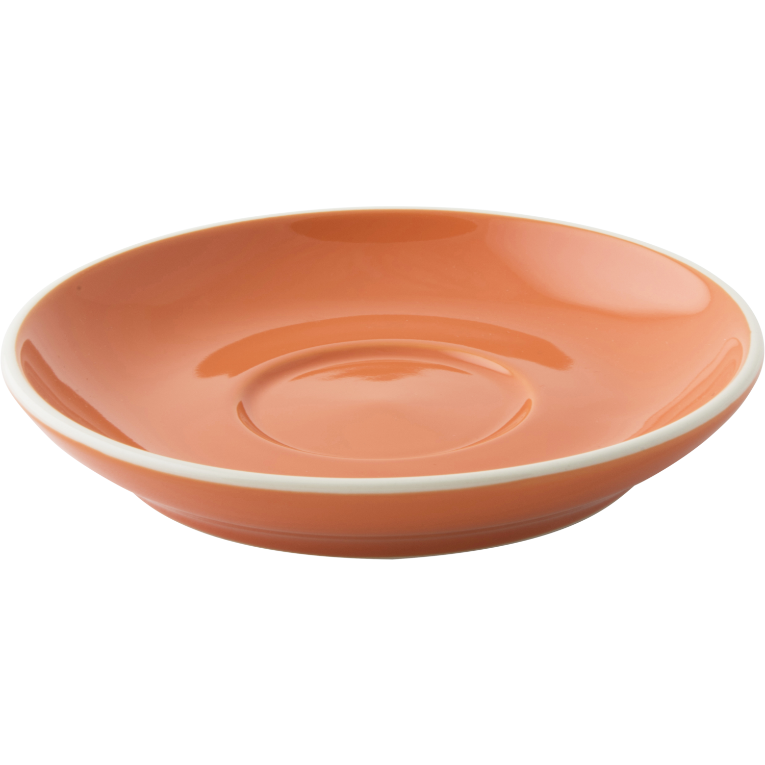 Cappuccino saucer Palmer Colors 5.5 inch Orange Porcelain 1 piece | NYStep
